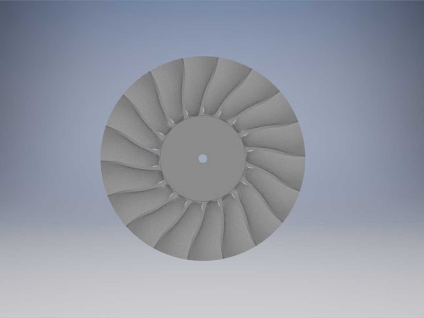 Jet Engine Fan 3d Model