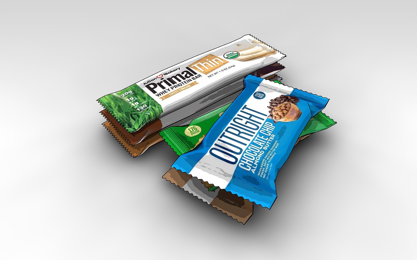 3D bar protein - TurboSquid 1676771