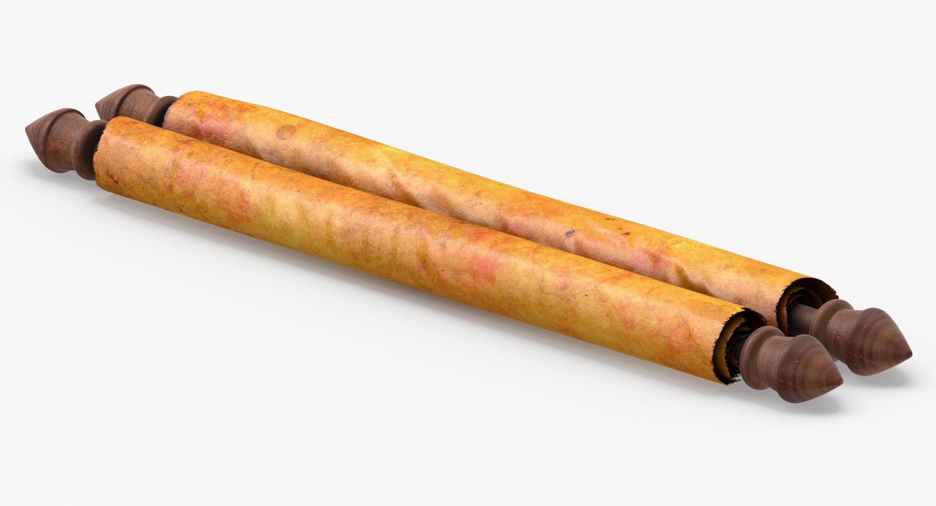 Scroll closed 02 3D model - TurboSquid 1565786