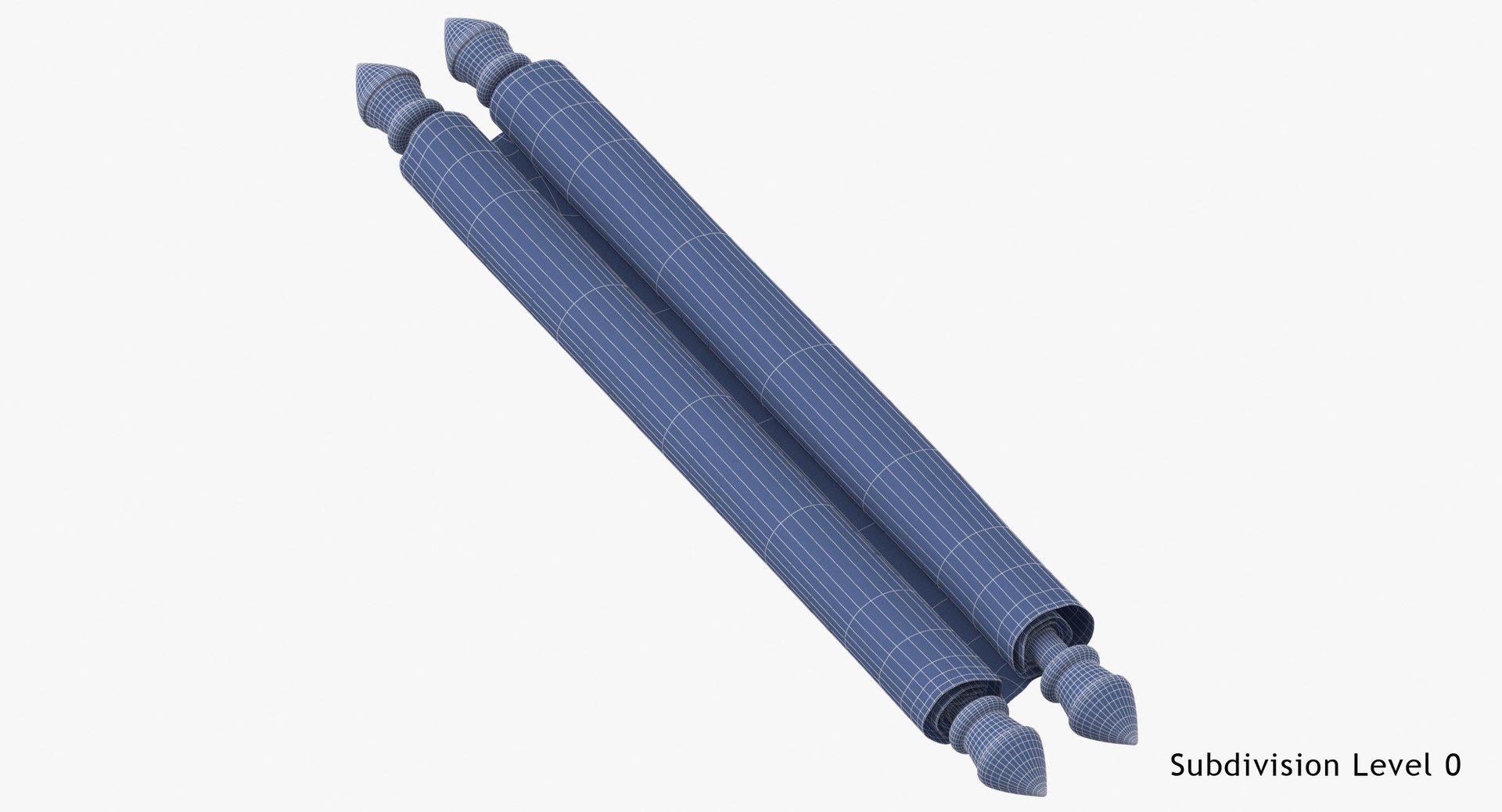 Scroll Closed 02 3D Model - TurboSquid 1565786