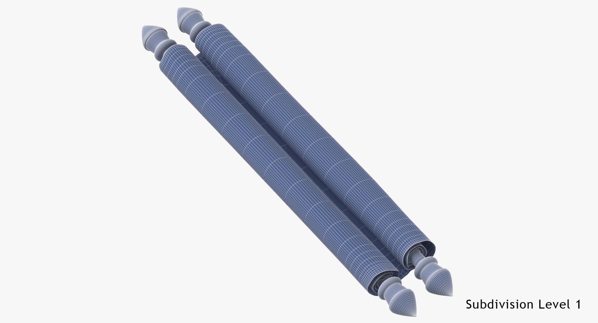 Scroll Closed 02 3D Model - TurboSquid 1565786