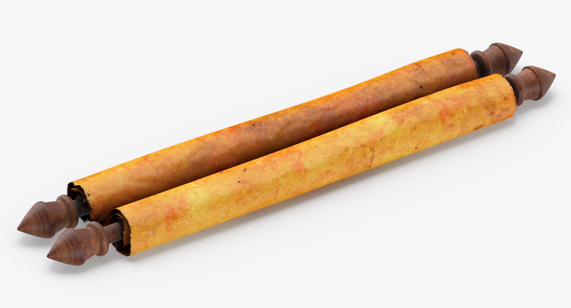 Scroll closed 02 3D model - TurboSquid 1565786