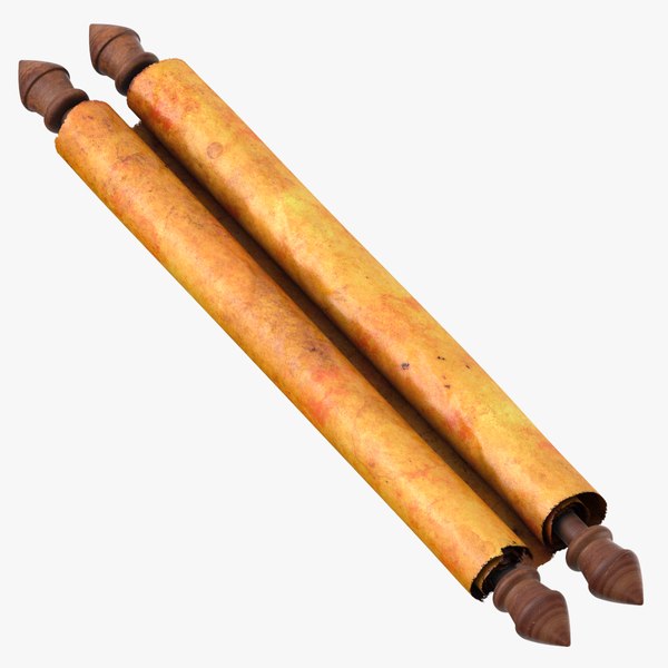 Scroll closed 02 3D model - TurboSquid 1565786