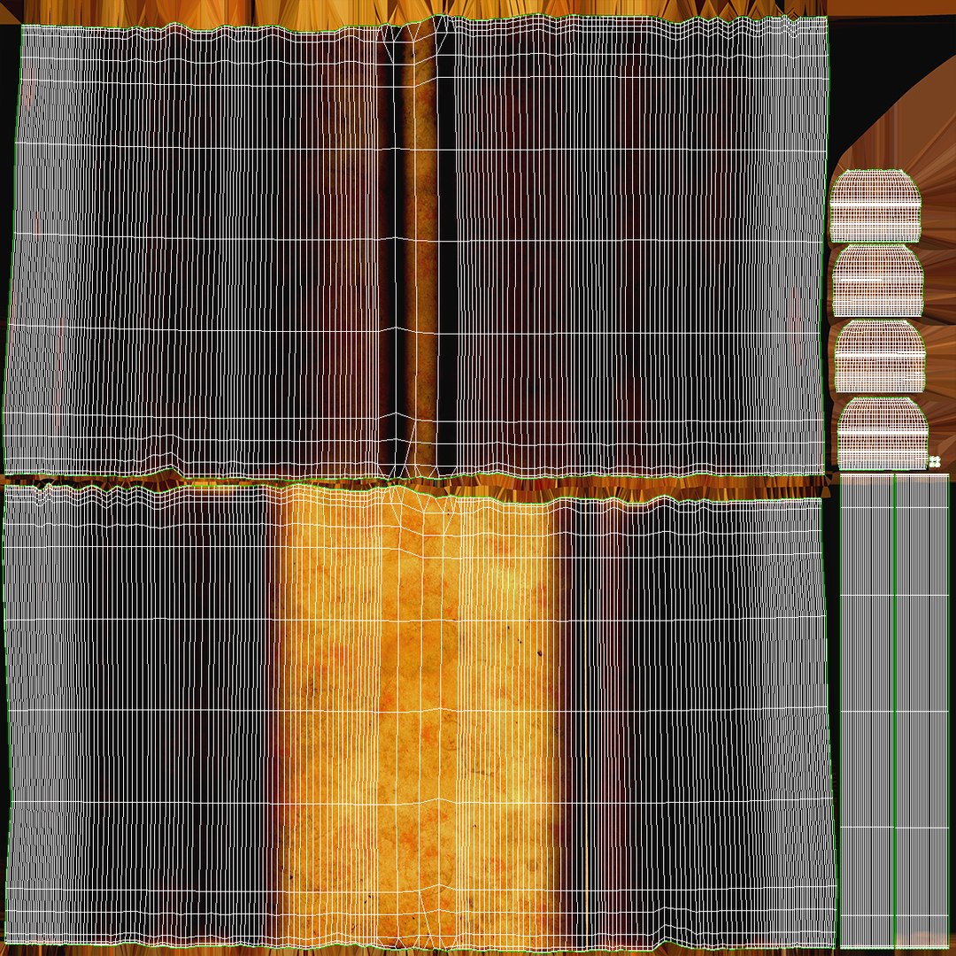 Scroll Closed 02 3D Model - TurboSquid 1565786