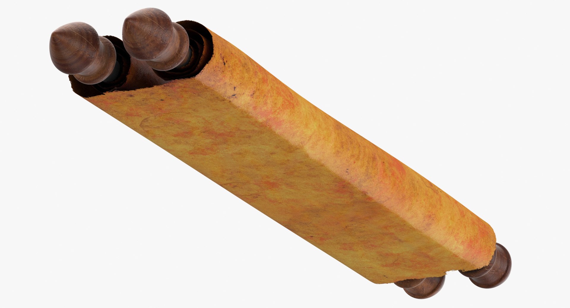 Scroll Closed 02 3D Model - TurboSquid 1565786