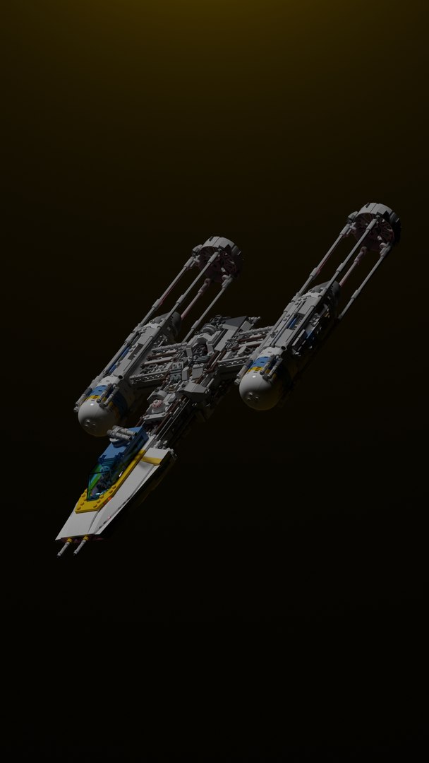 Lego Y-wing 3D Model - TurboSquid 1469571