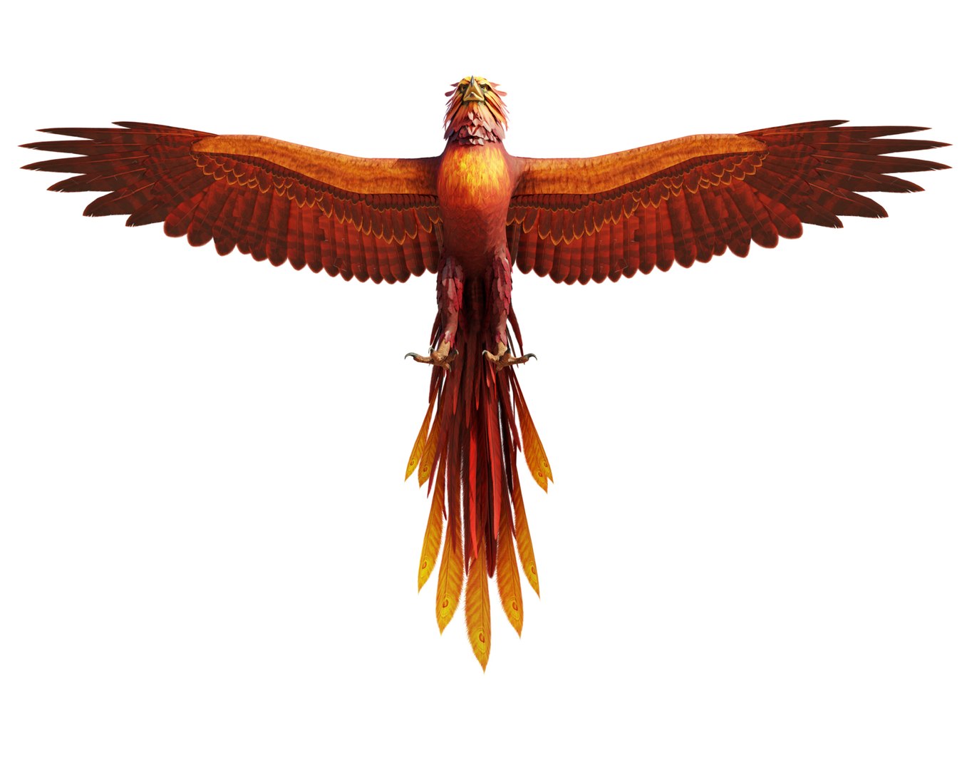 Phoenix Bird Rigged 3D - TurboSquid 2128482