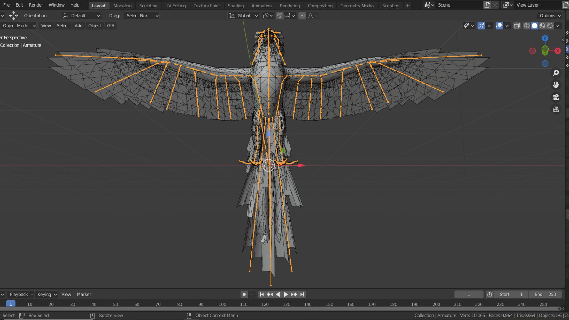 Phoenix Bird Rigged 3D - TurboSquid 2128482