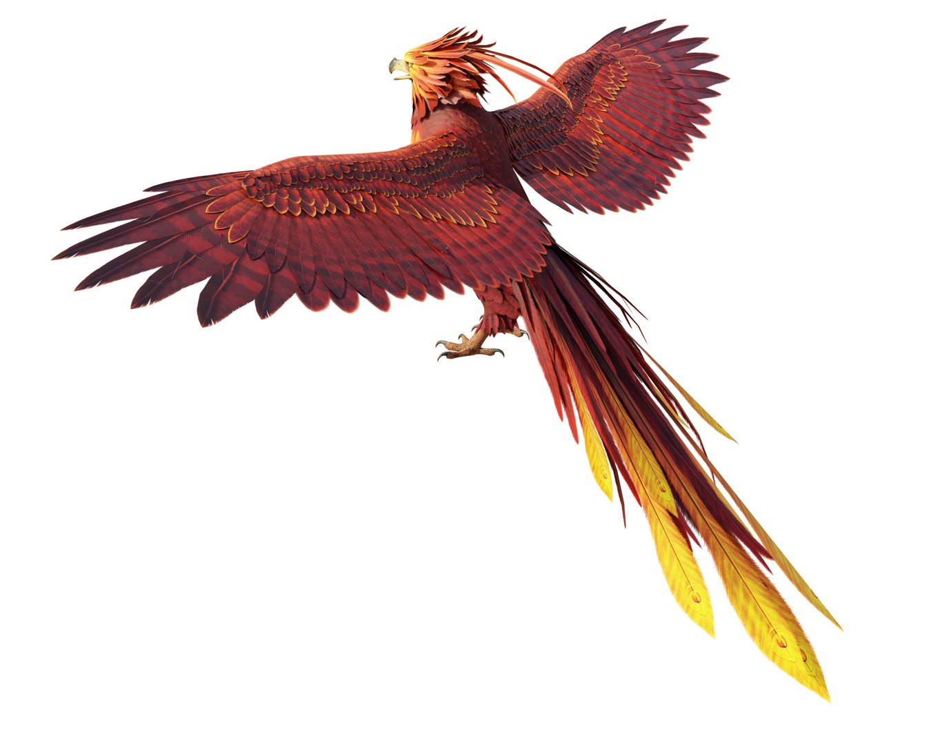 Phoenix Bird Rigged 3D - TurboSquid 2128482