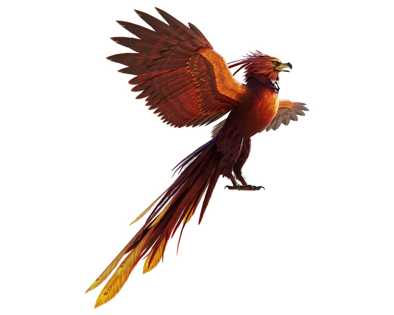 Phoenix Bird Rigged 3D - TurboSquid 2128482