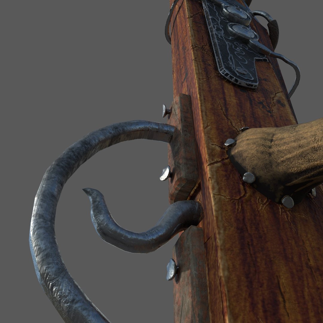 Fantasy Crossbow Axe Gun 3D Model - TurboSquid 1517198
