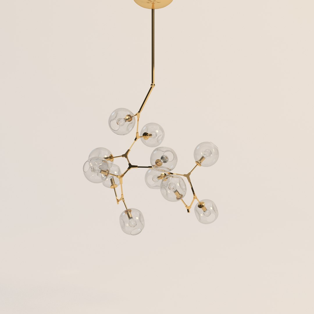 bubble globe branching 3d model