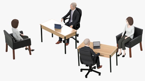 3D meeting business people - TurboSquid 1693166