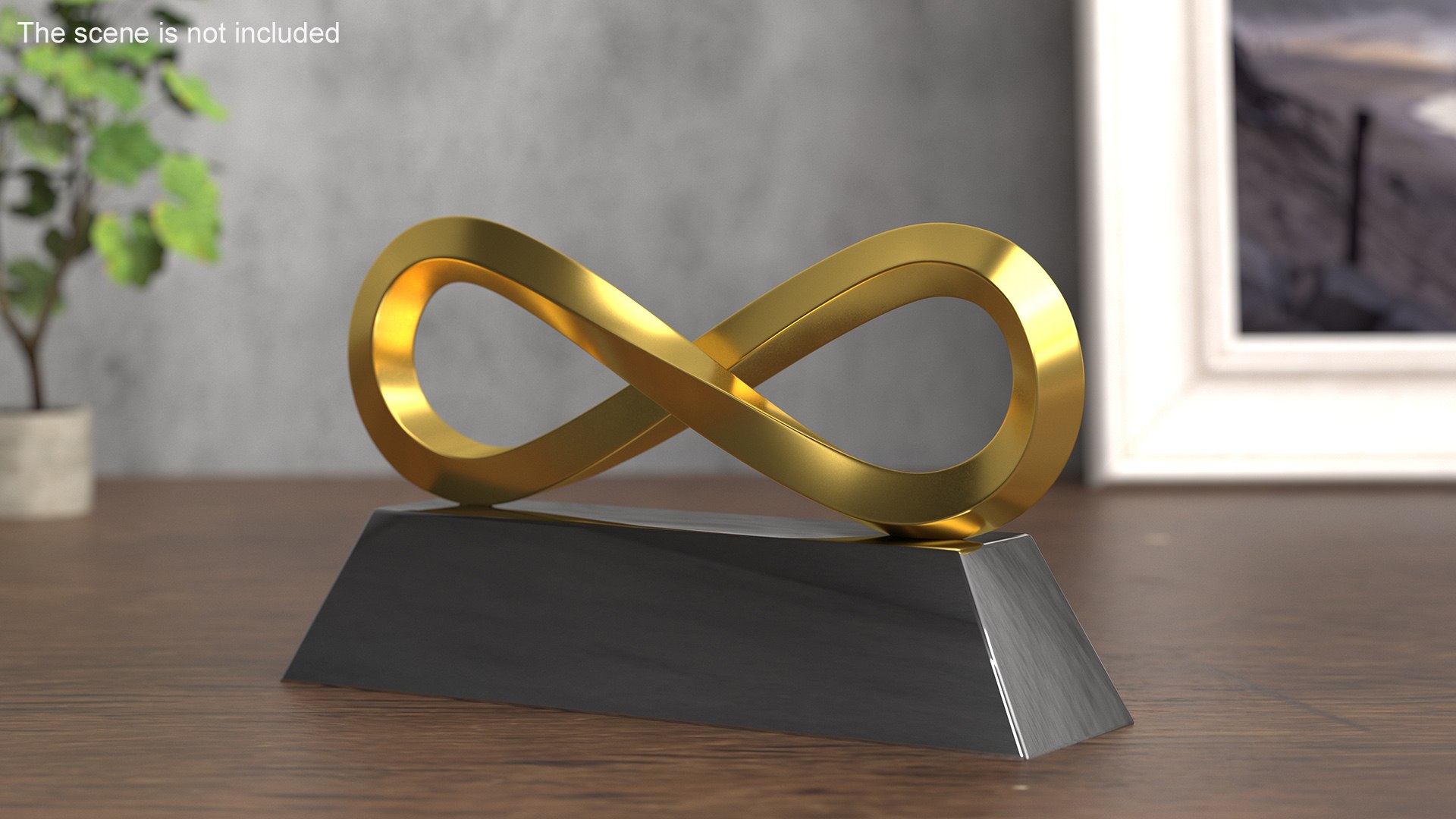 Infinity Loop Gold Model - TurboSquid 2229933