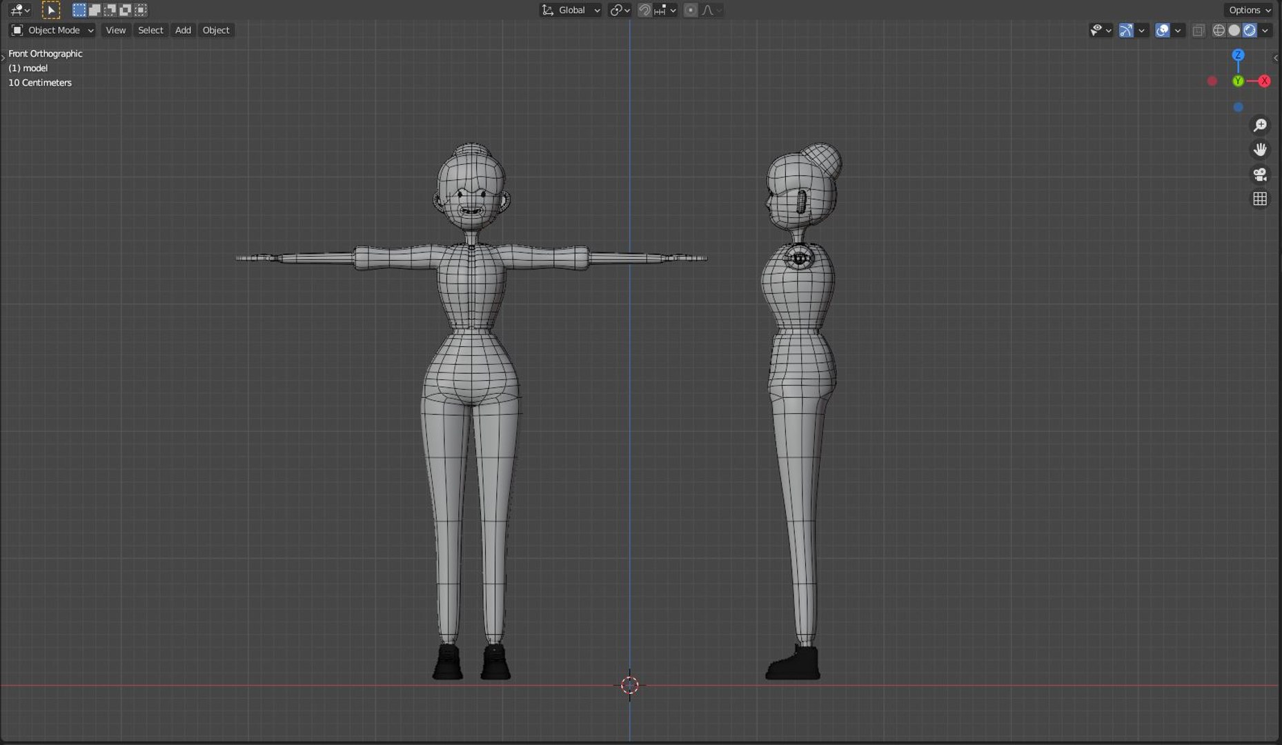 3D Female Cartoon Characters Base Mesh Model - TurboSquid 1739463