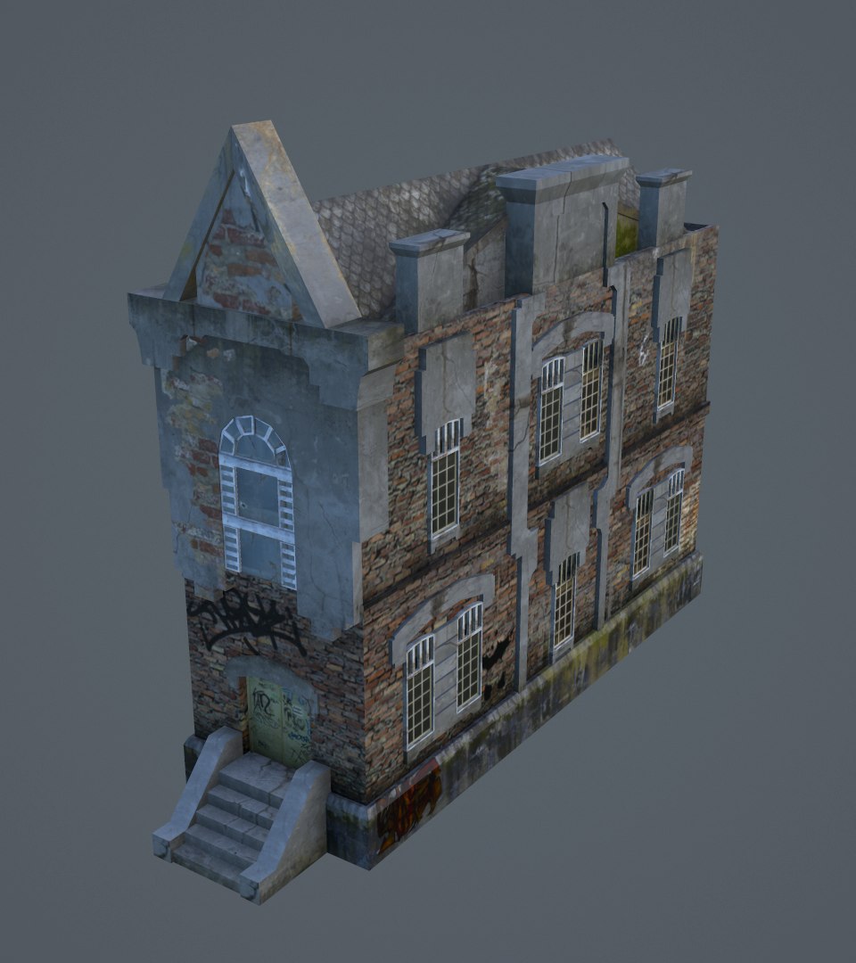Old building 3D - TurboSquid 1197648
