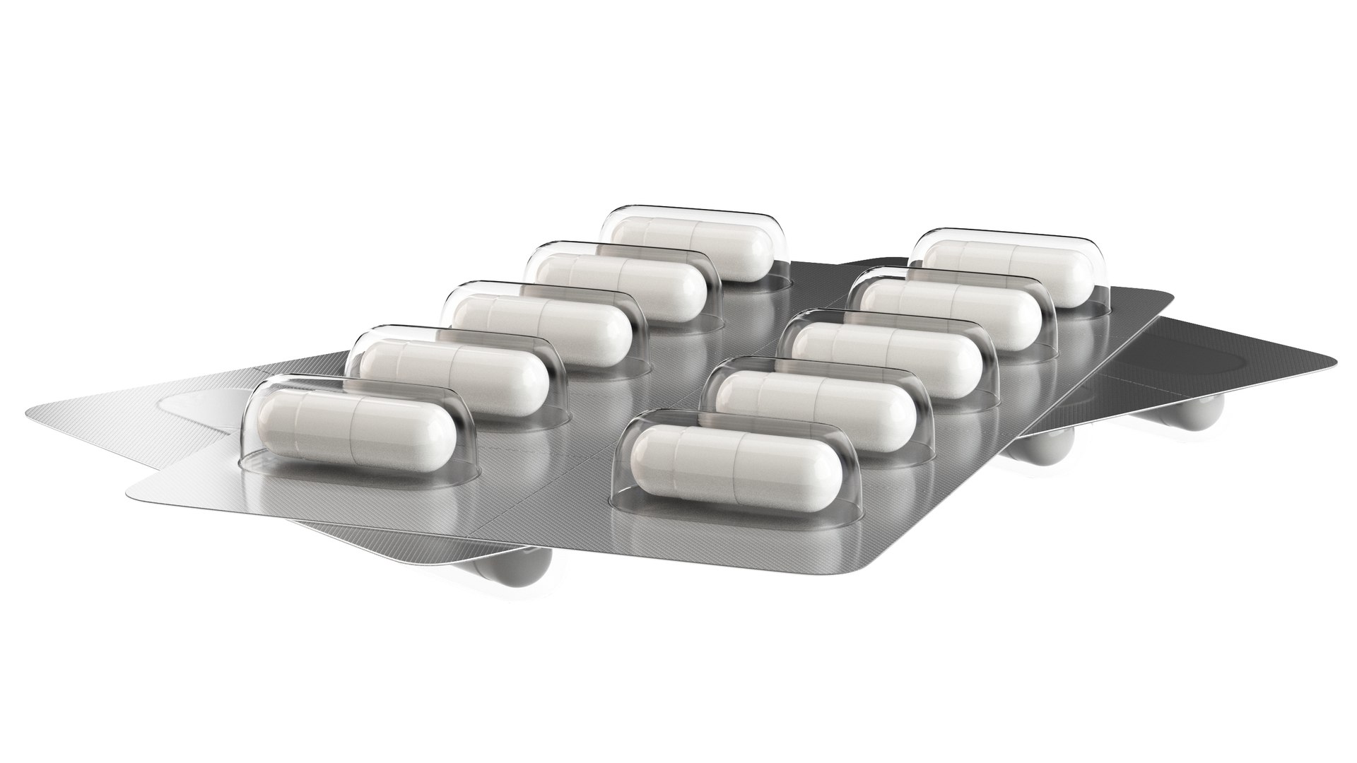 3D Pills Blister Pack - TurboSquid 2153031