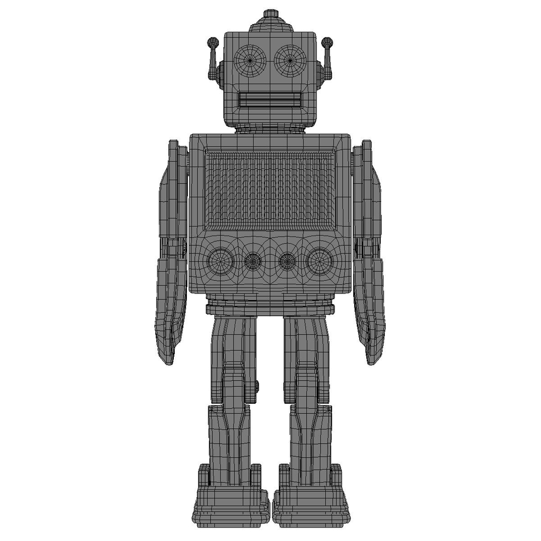 3ds Max Robot Toy Vintage