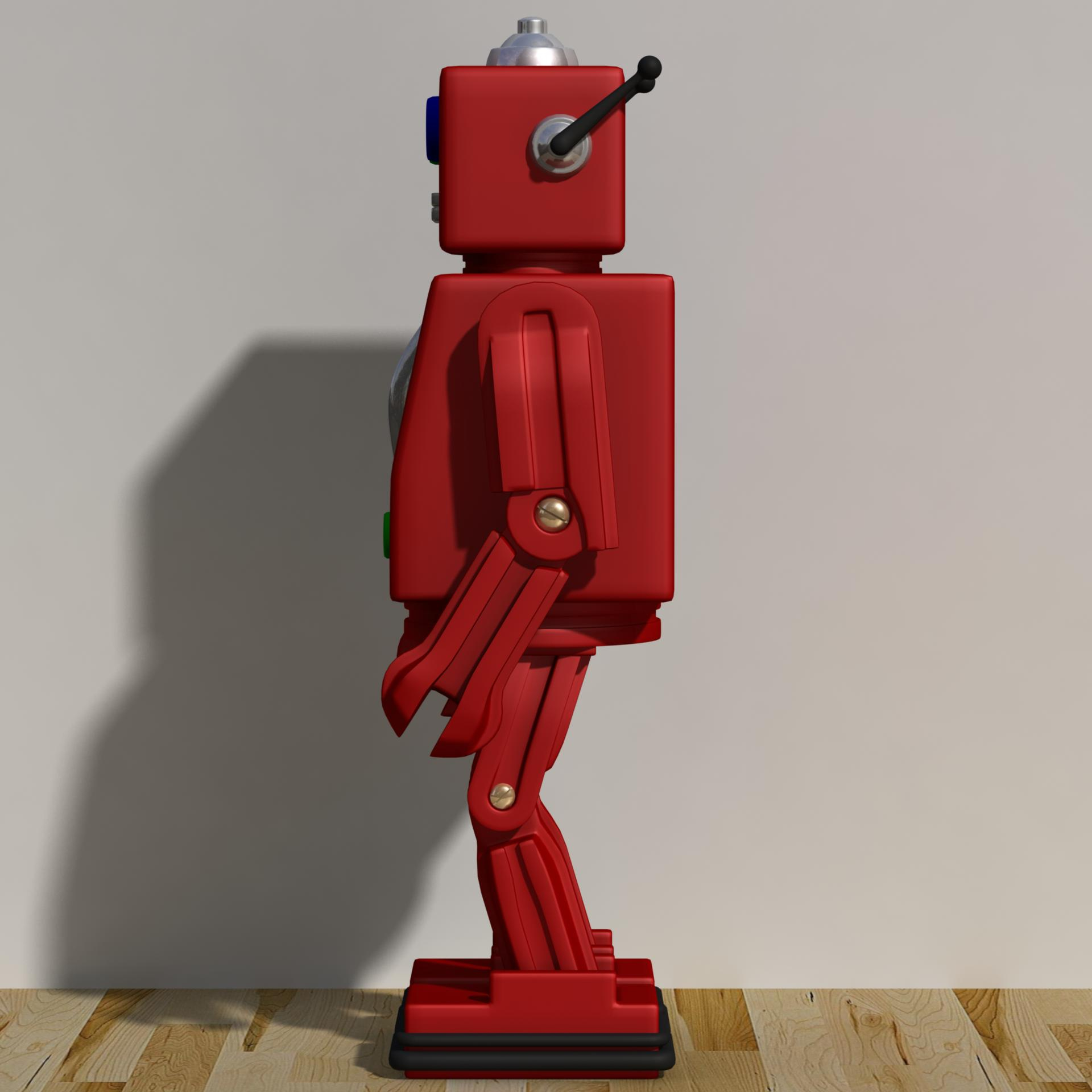 3ds max robot toy vintage