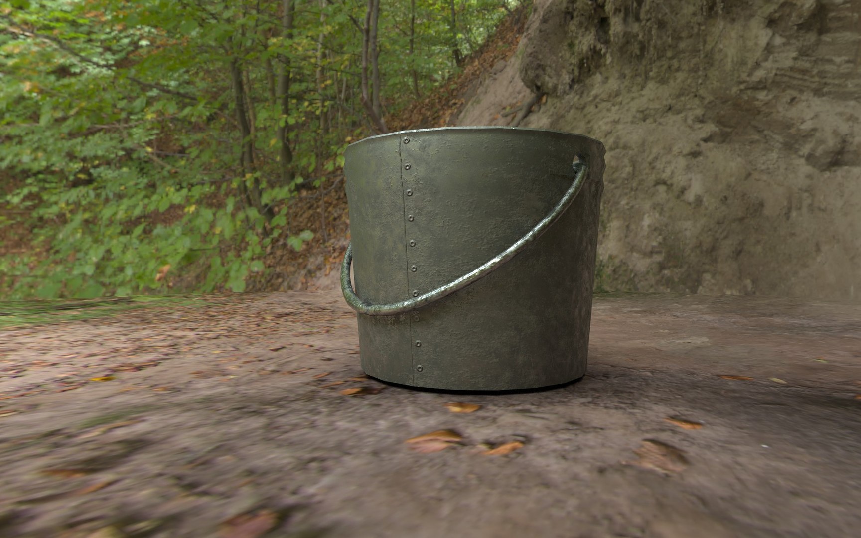 3D simple miner bucket - TurboSquid 1640365