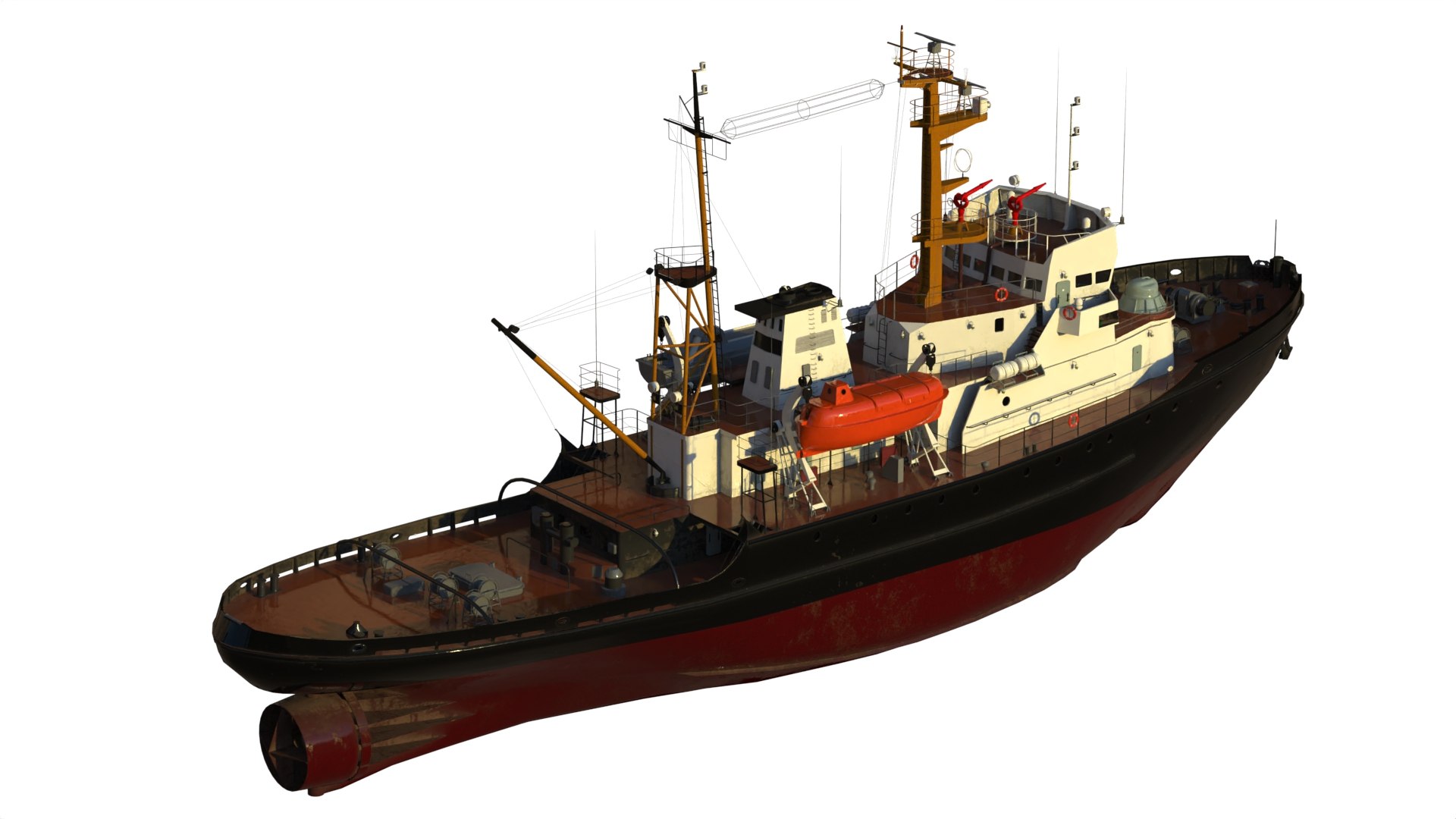 Sea Tug Project 745 3D Model - TurboSquid 2241740