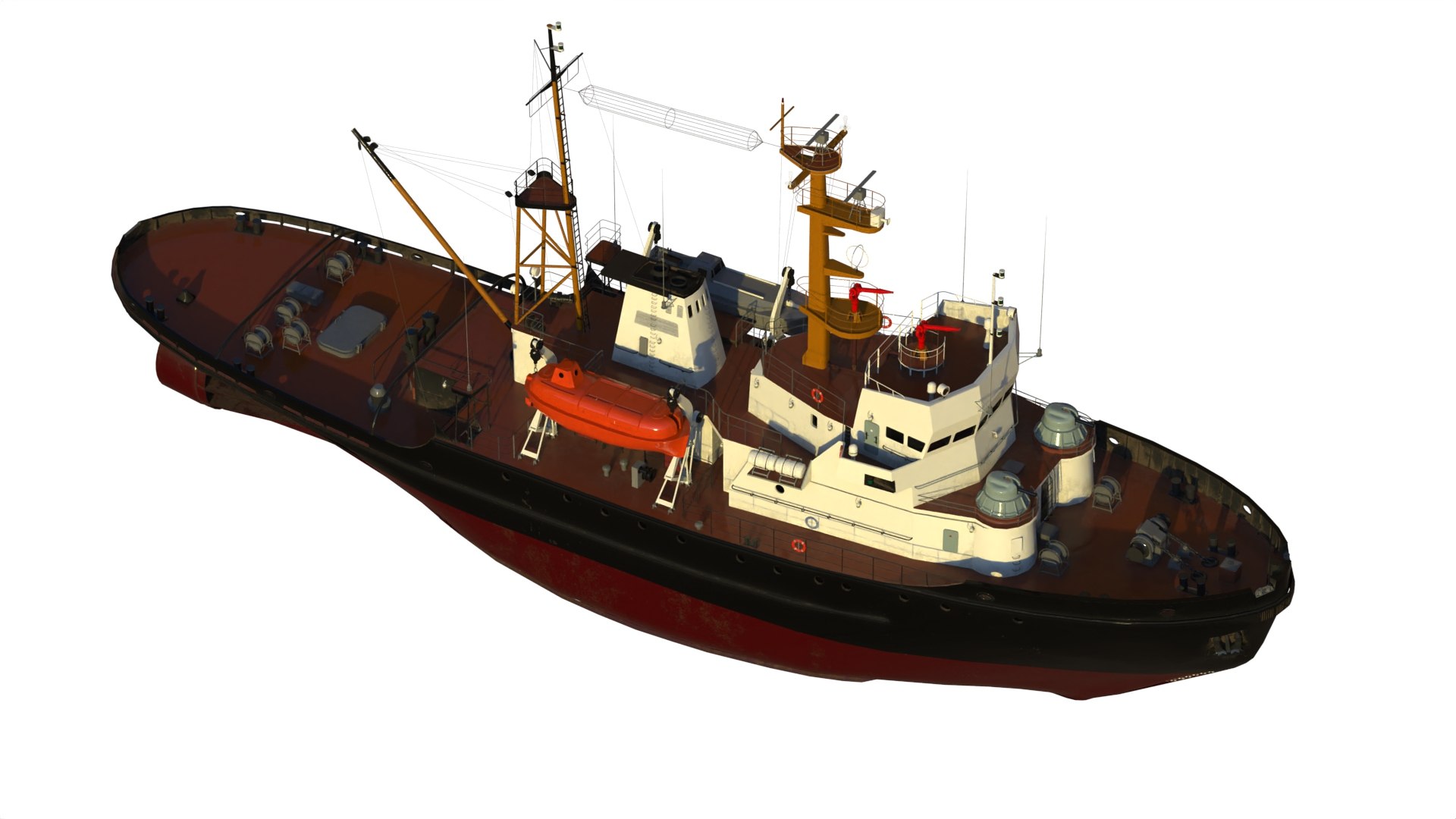Sea Tug Project 745 3D Model - TurboSquid 2241740
