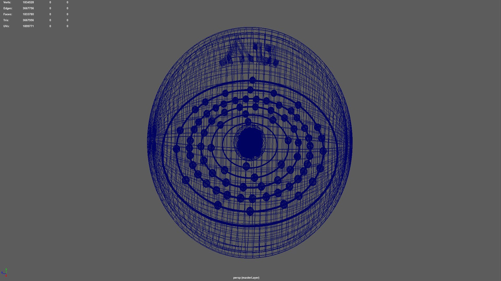 Gold Chemical Element 3D Model - TurboSquid 2138505