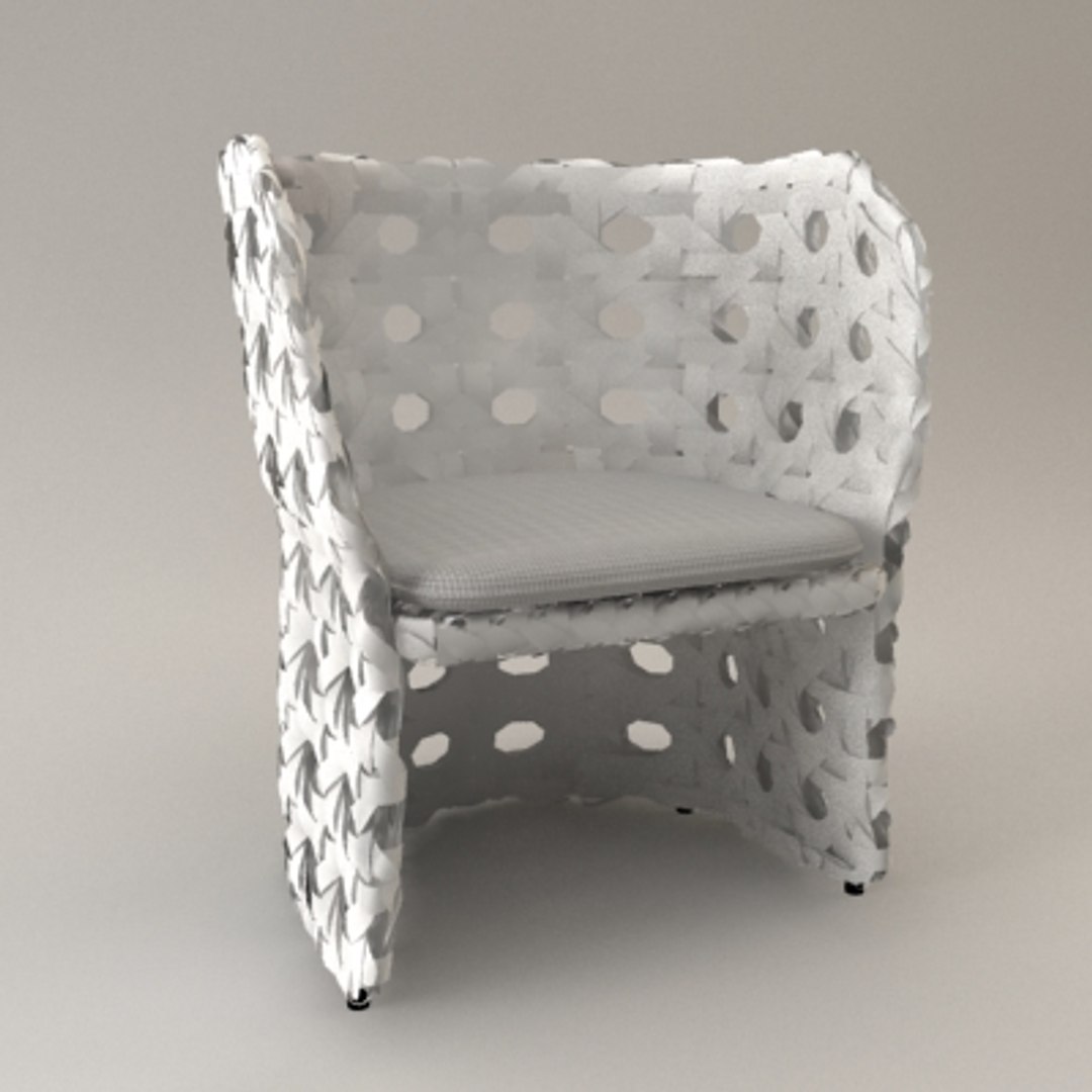 Outdoor Chair 3d Model