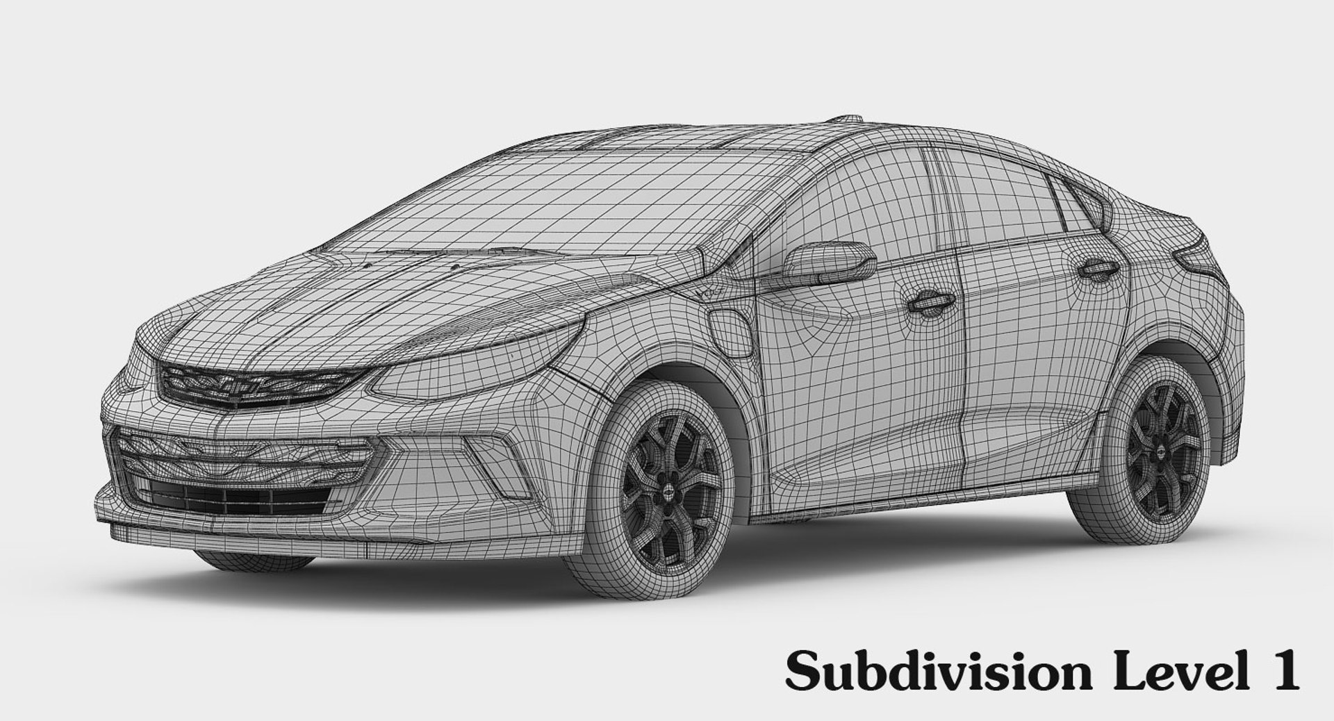 chevrolet volt 3d model