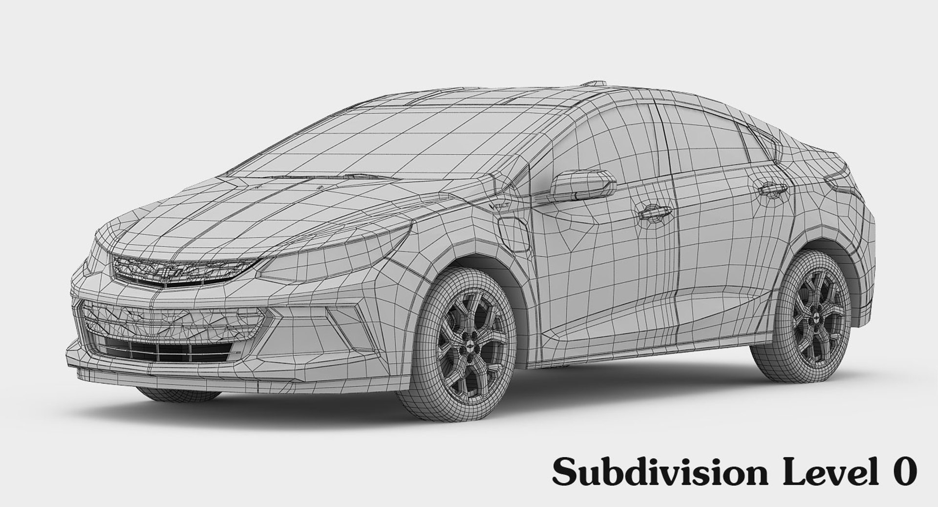 chevrolet volt 3d model