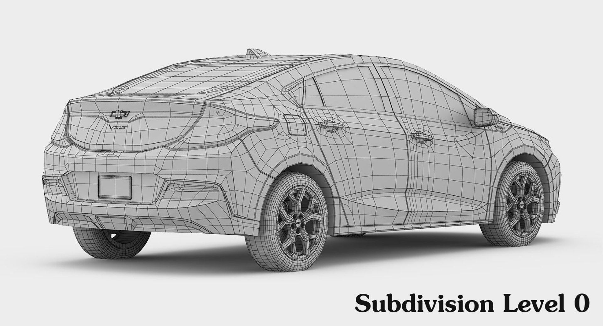 chevrolet volt 3d model