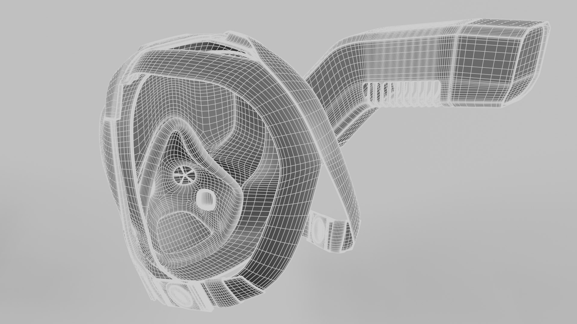 3D V3 Face Snorkel Mask Seafoam Model - TurboSquid 2245479