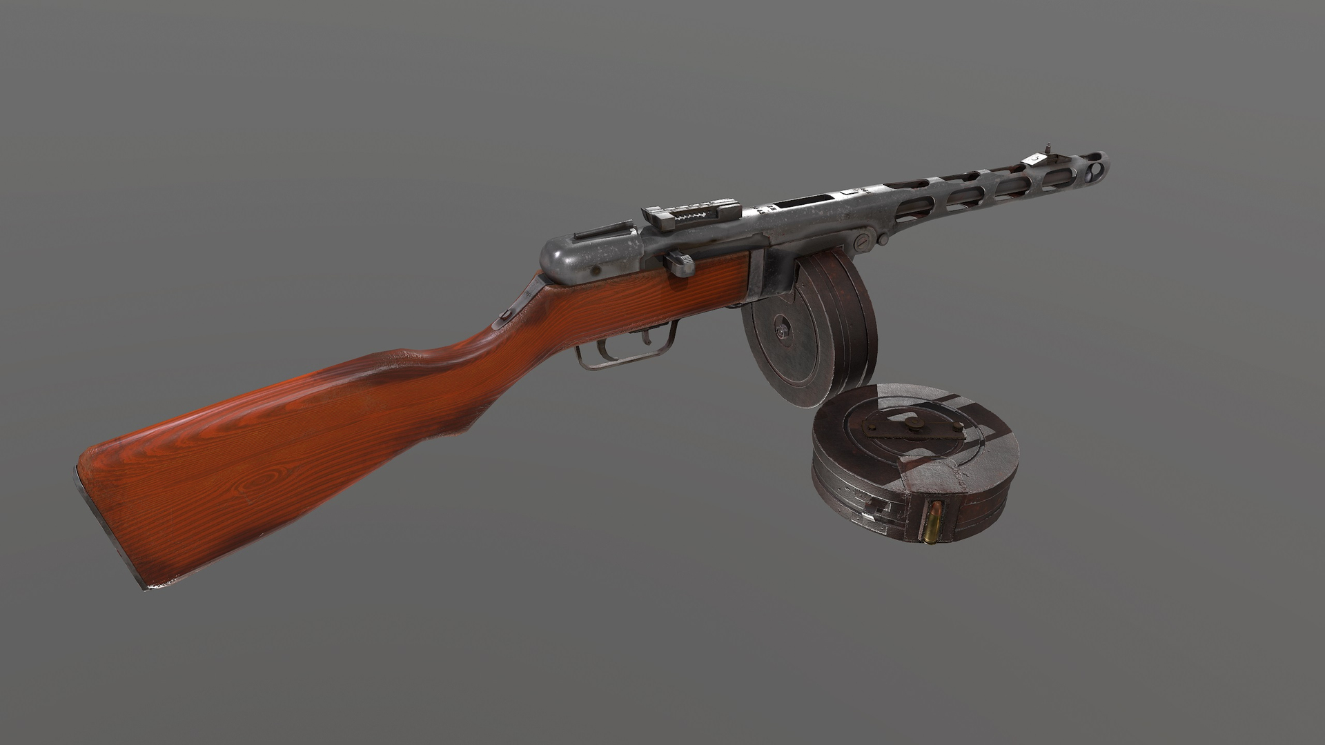 Ppsh-41 3D Model - TurboSquid 1201951