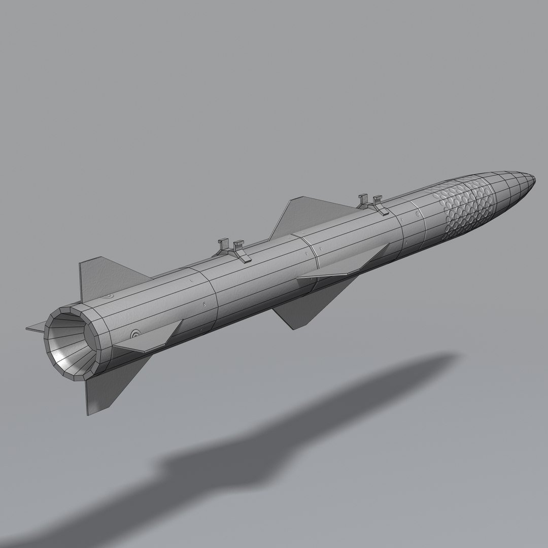 3d Model Cuda Missile