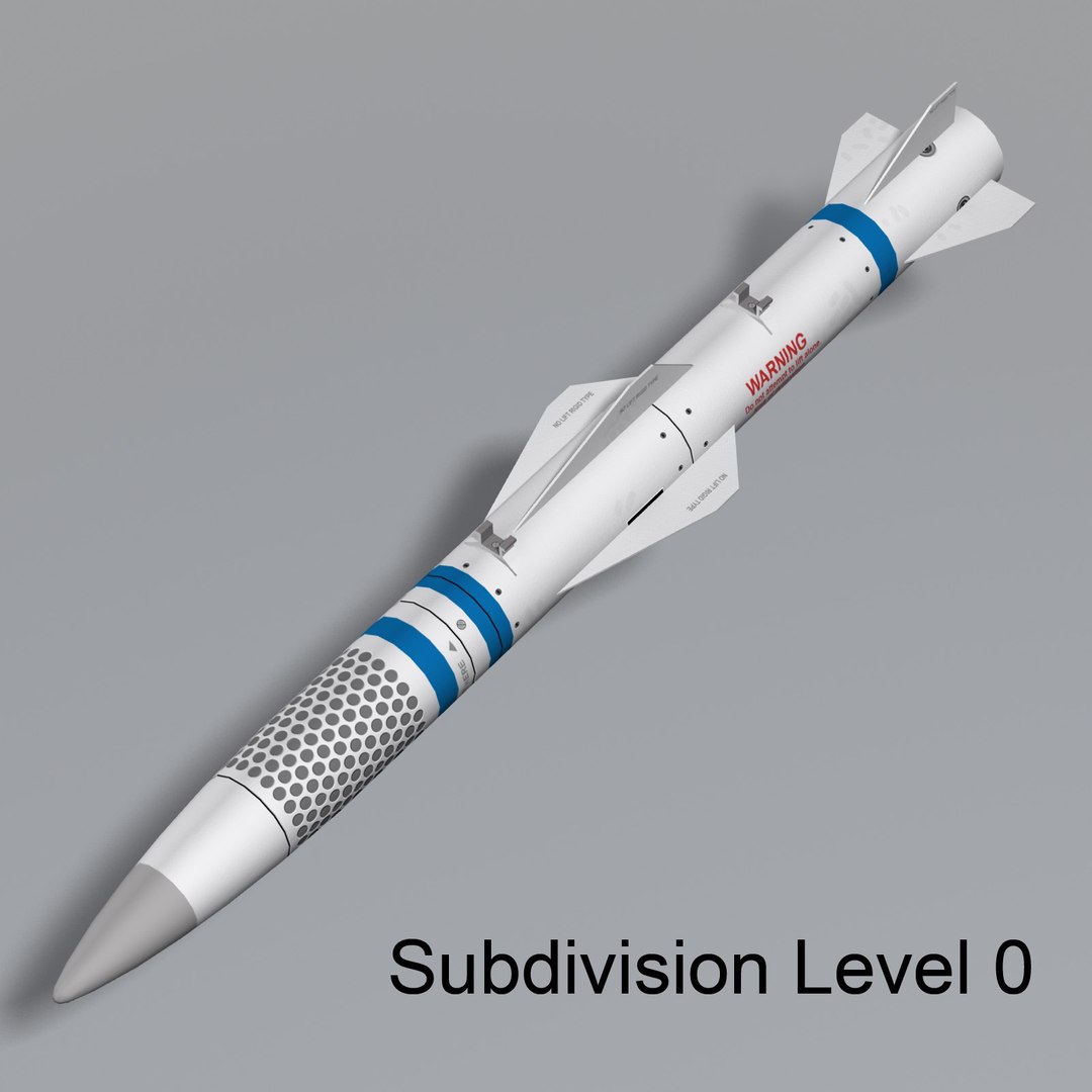 3d Model Cuda Missile