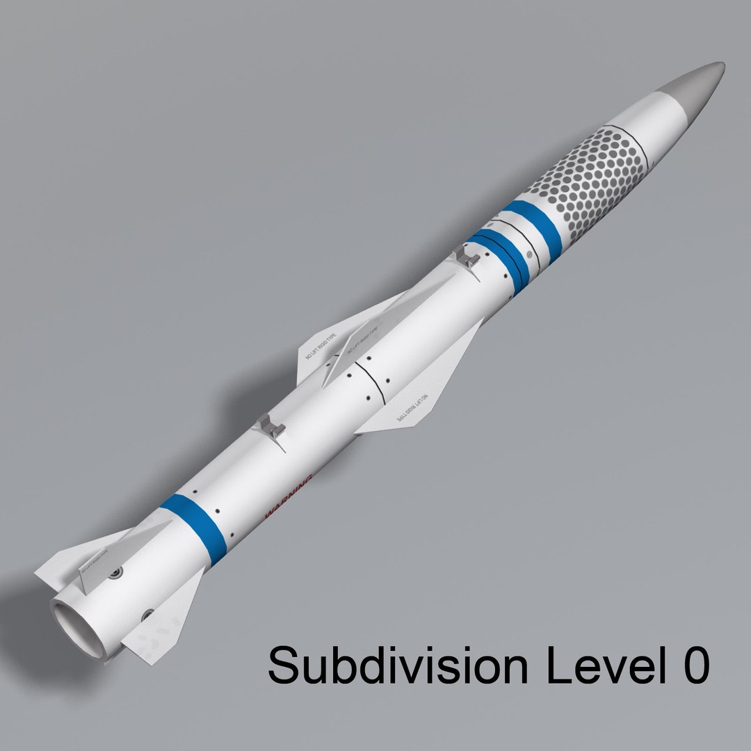 3d Model Cuda Missile