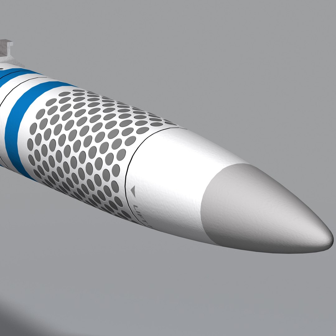 3d Model Cuda Missile