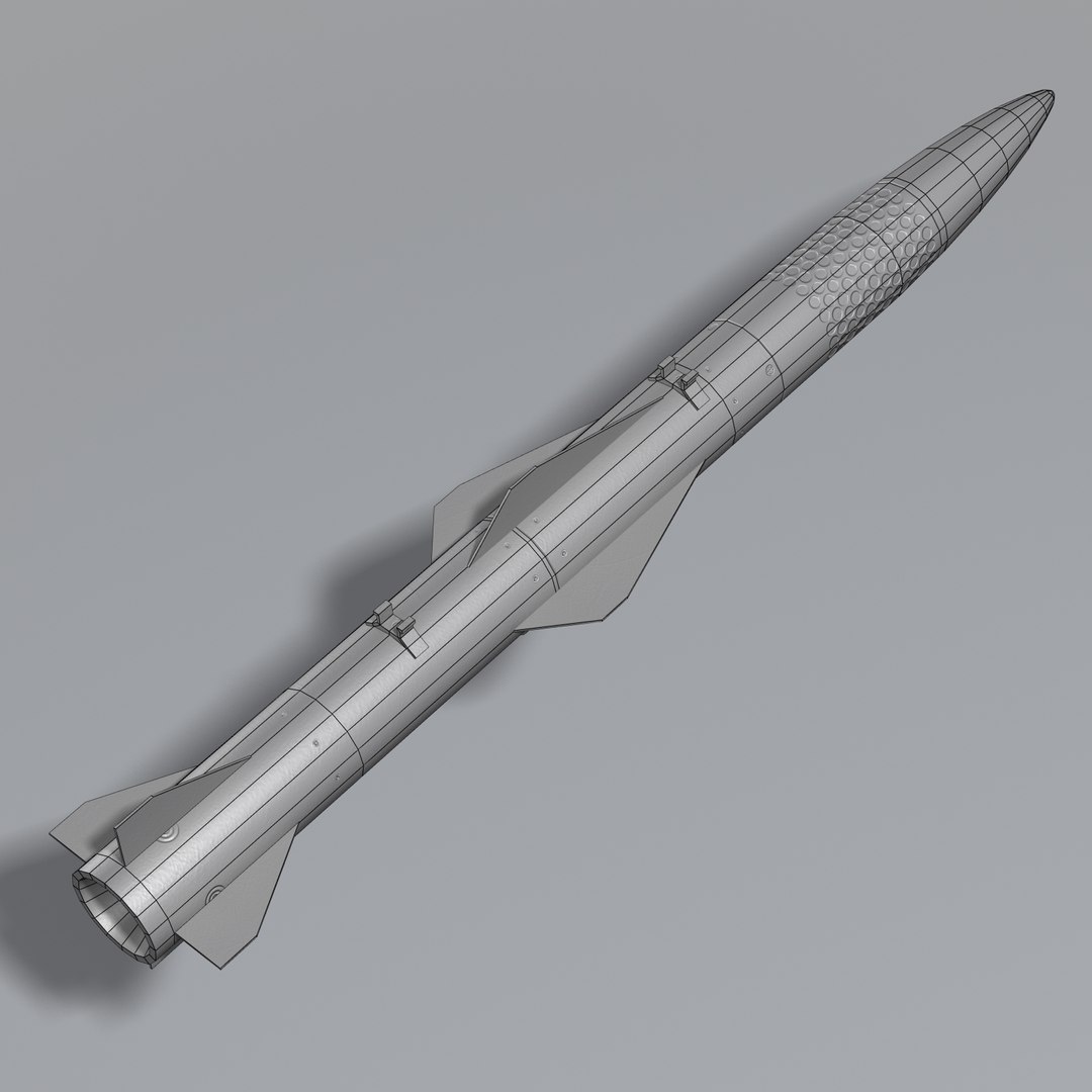 3d Model Cuda Missile