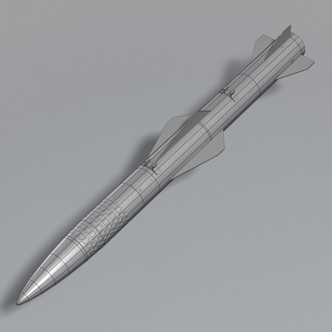 3d Model Cuda Missile