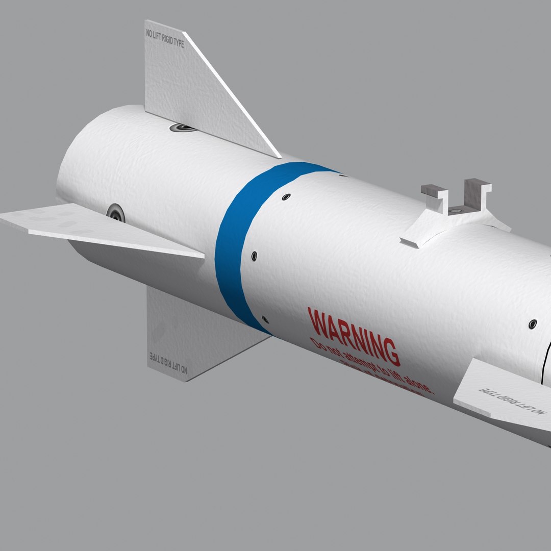 3d Model Cuda Missile