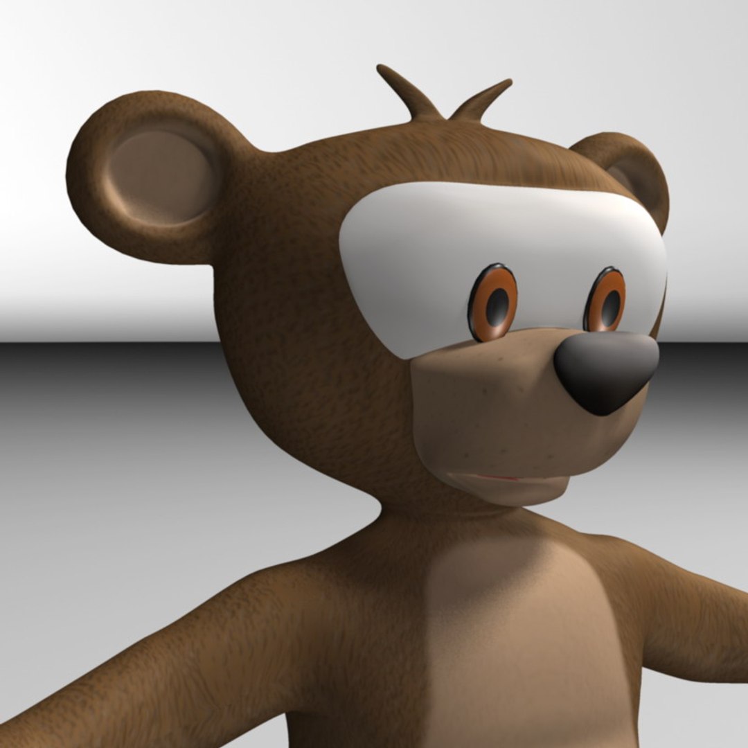 Bear Cartoon 3d Ma