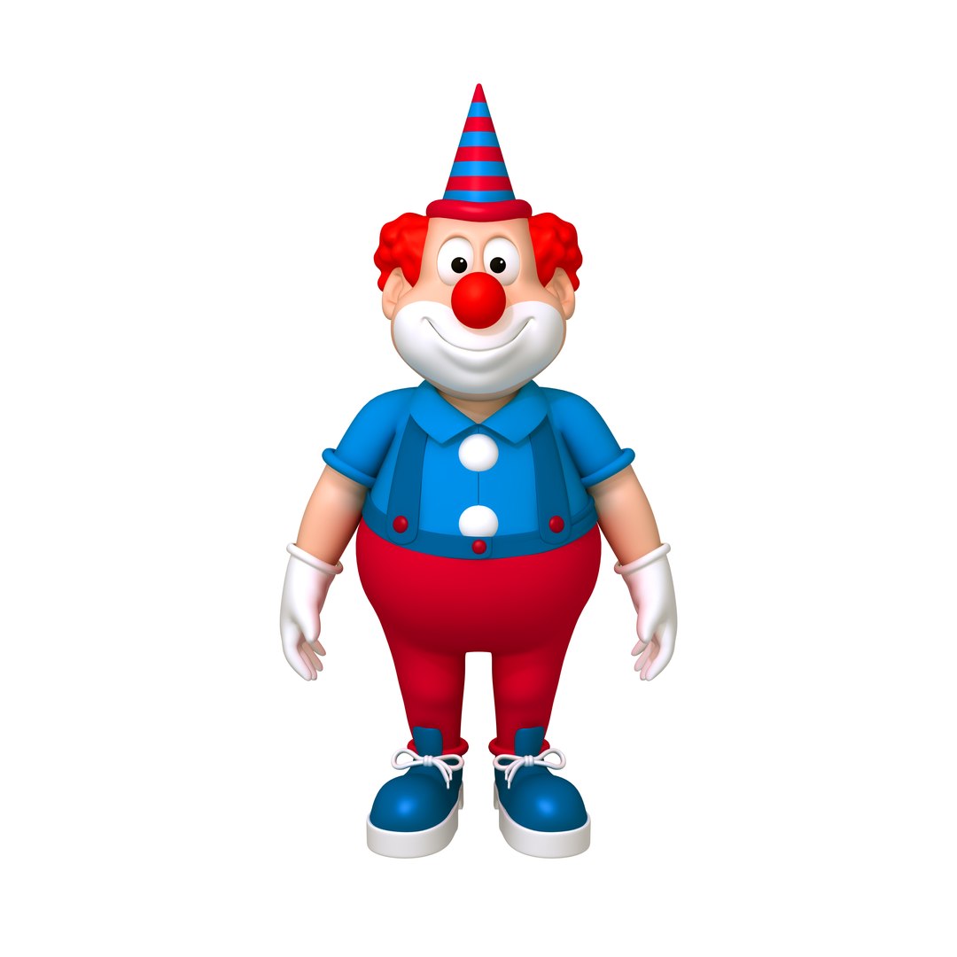 3D model clown cartoon - TurboSquid 1645349