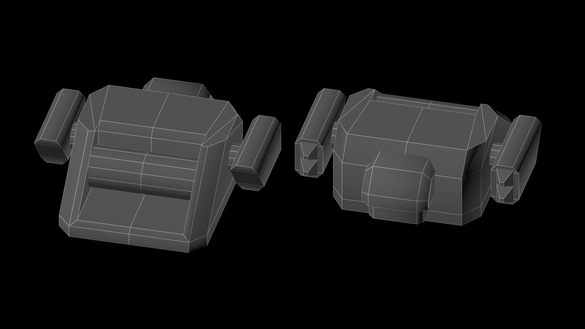 3d Pack Hd Modular Turrets