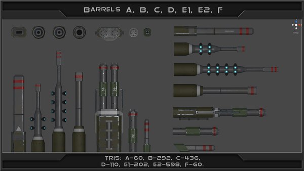 3d pack hd modular turrets