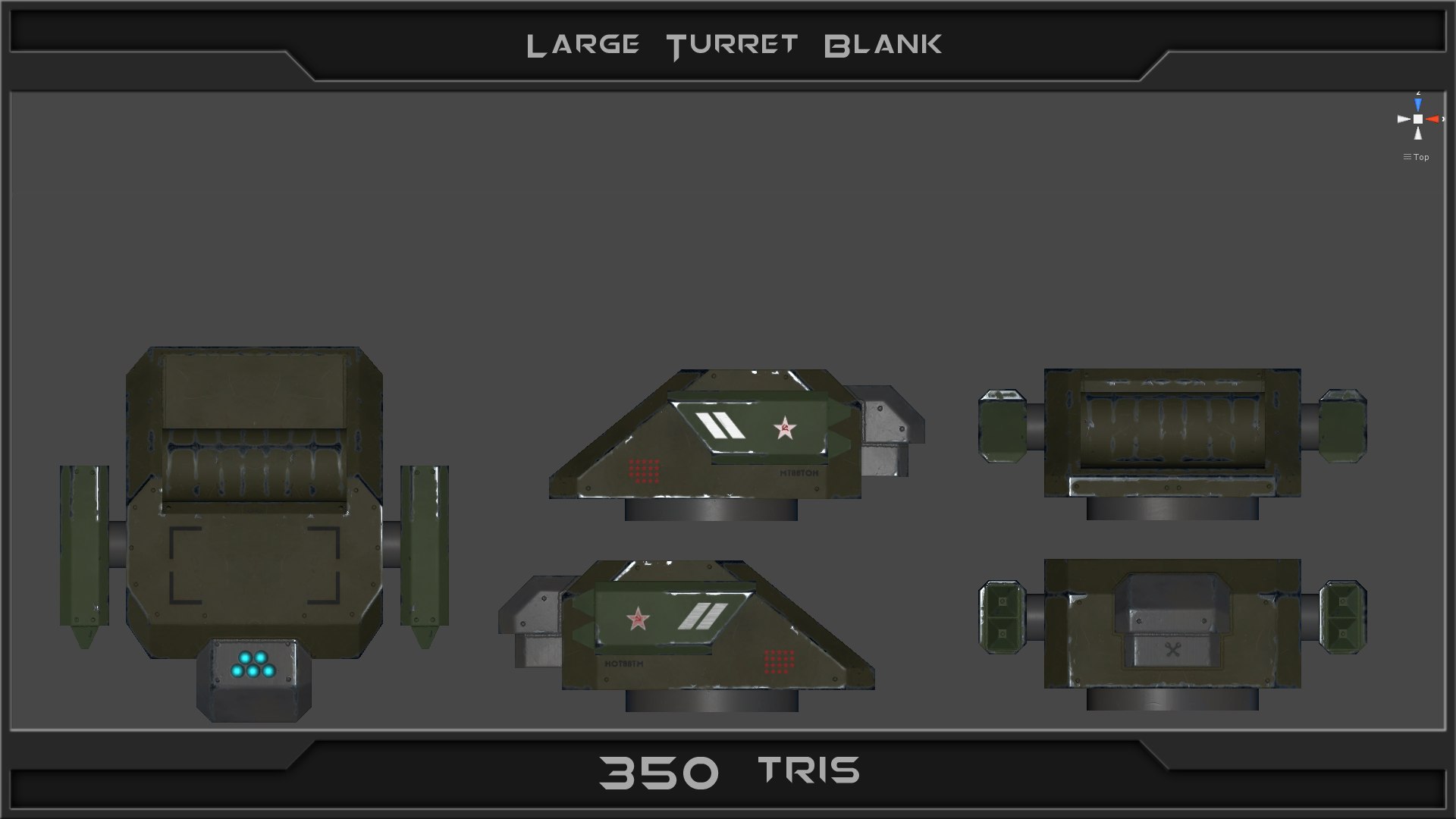 3d Pack Hd Modular Turrets