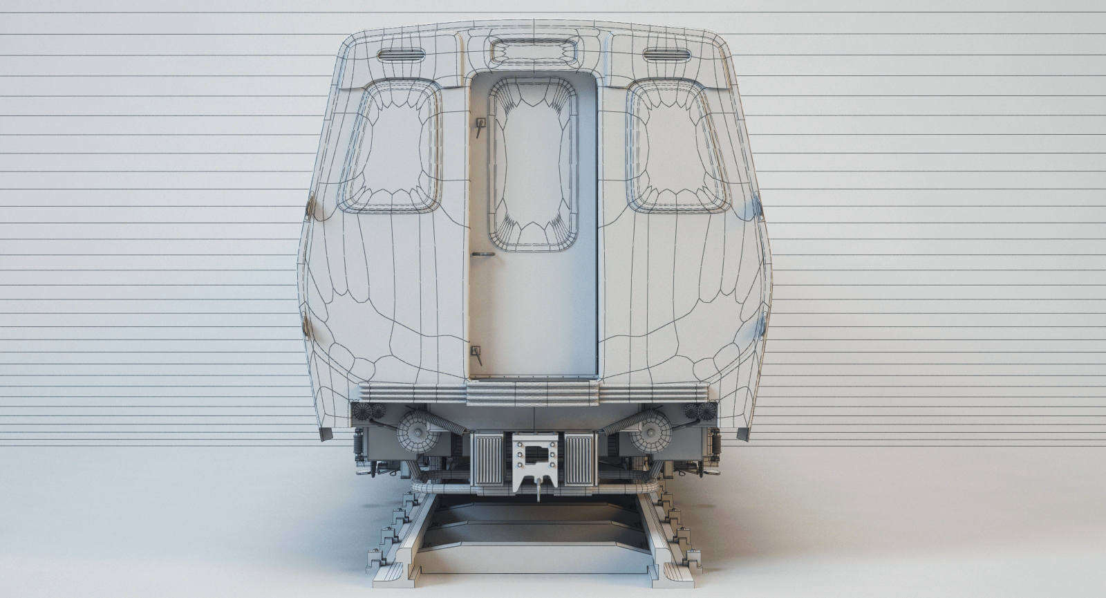 3d model wmata 7000 metro train