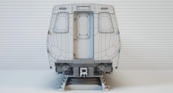 3d model wmata 7000 metro train
