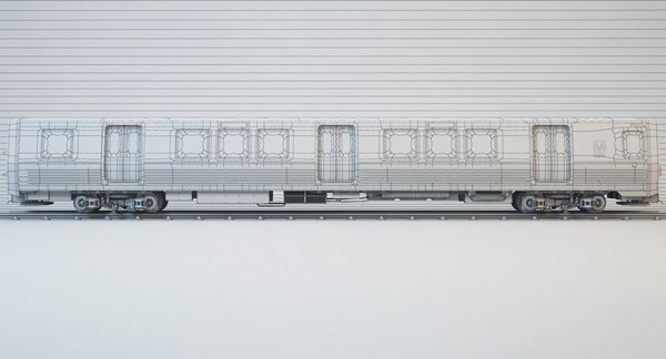 3d model wmata 7000 metro train