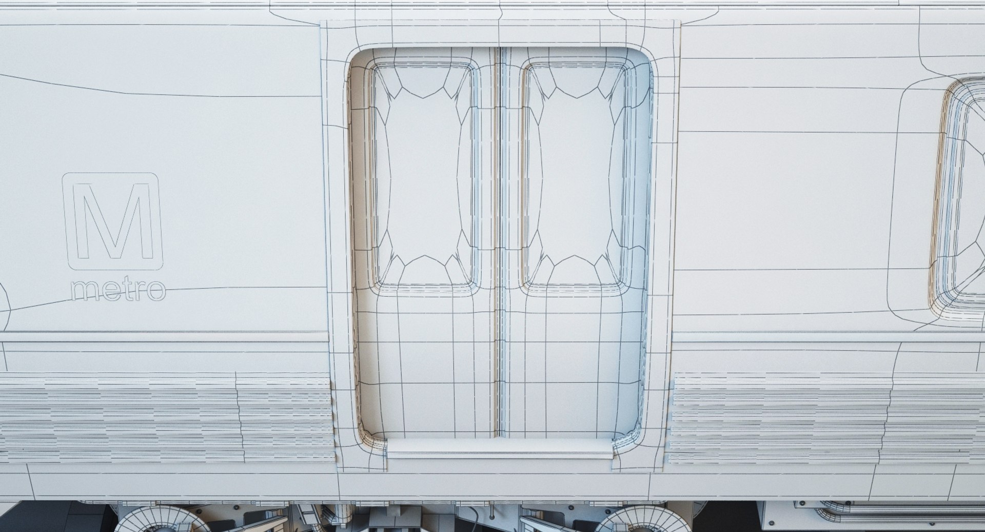 3d model wmata 7000 metro train