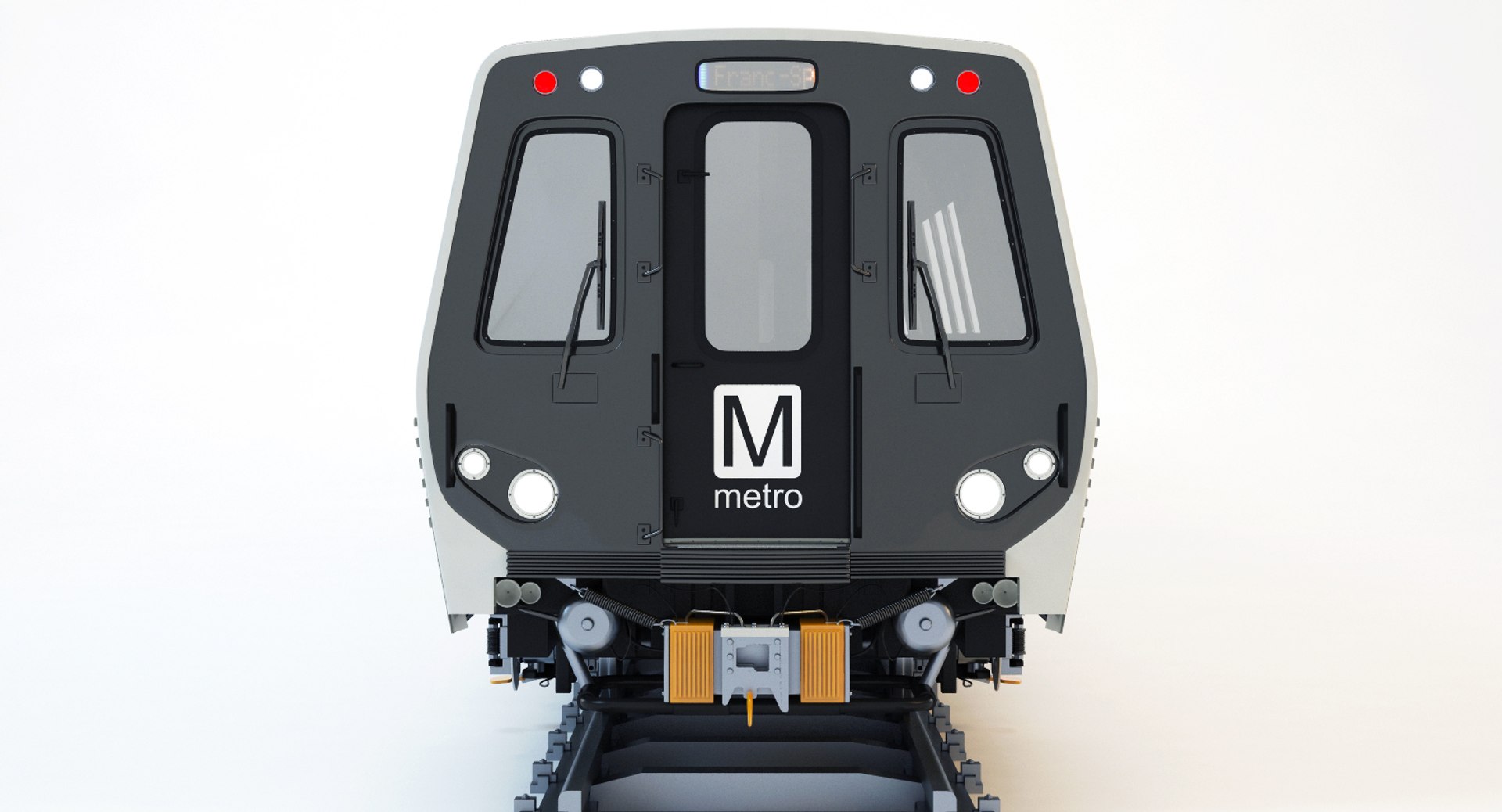 3d Model Wmata 7000 Metro Train